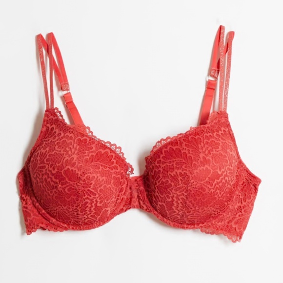 ASOS | Intimates & Sleepwear | Womensecret Lace Padded Plunge Bra ...